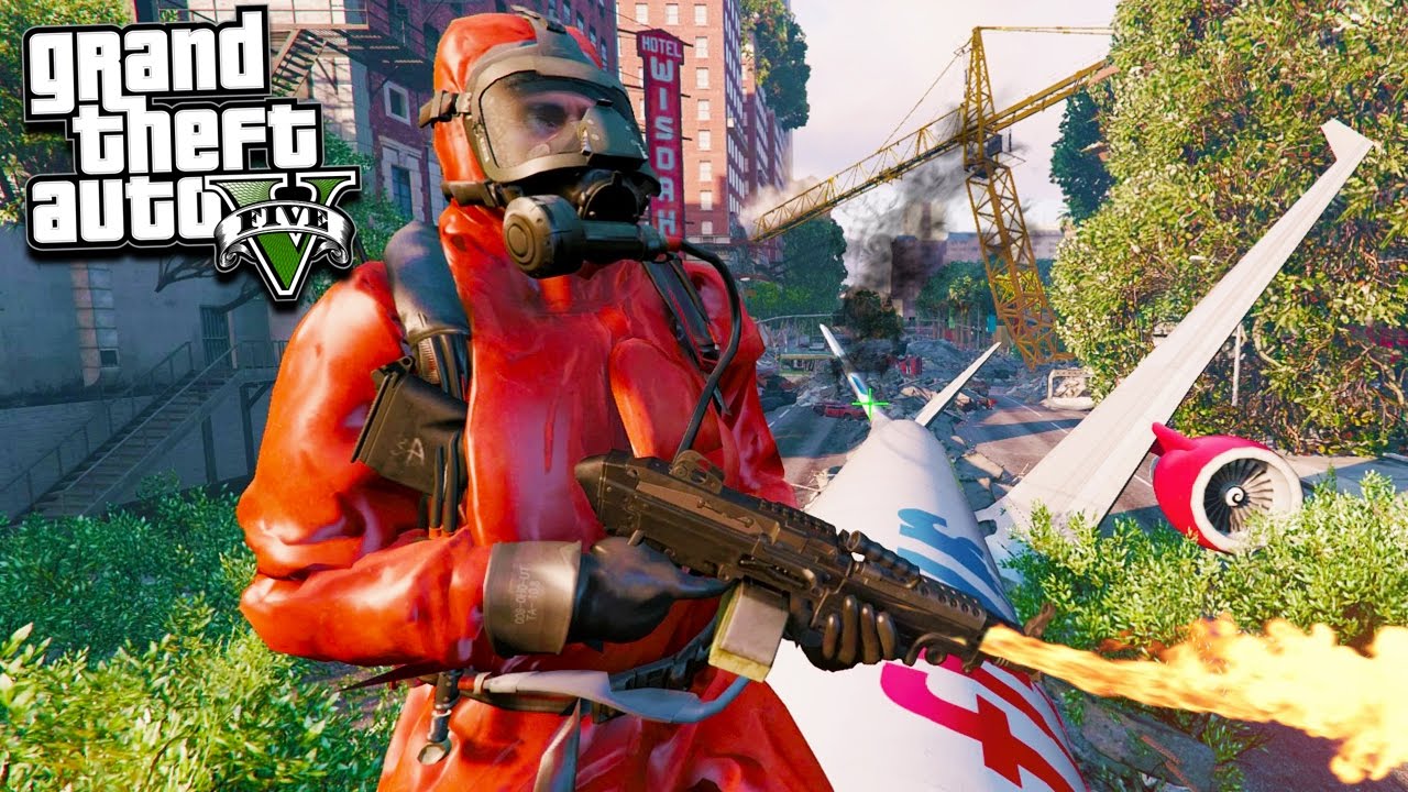 GTA 5 ZOMBIE MOD! FLAMETHROWER Vs ZOMBIES! Huge Base Raid (GTA 5 Mods ...