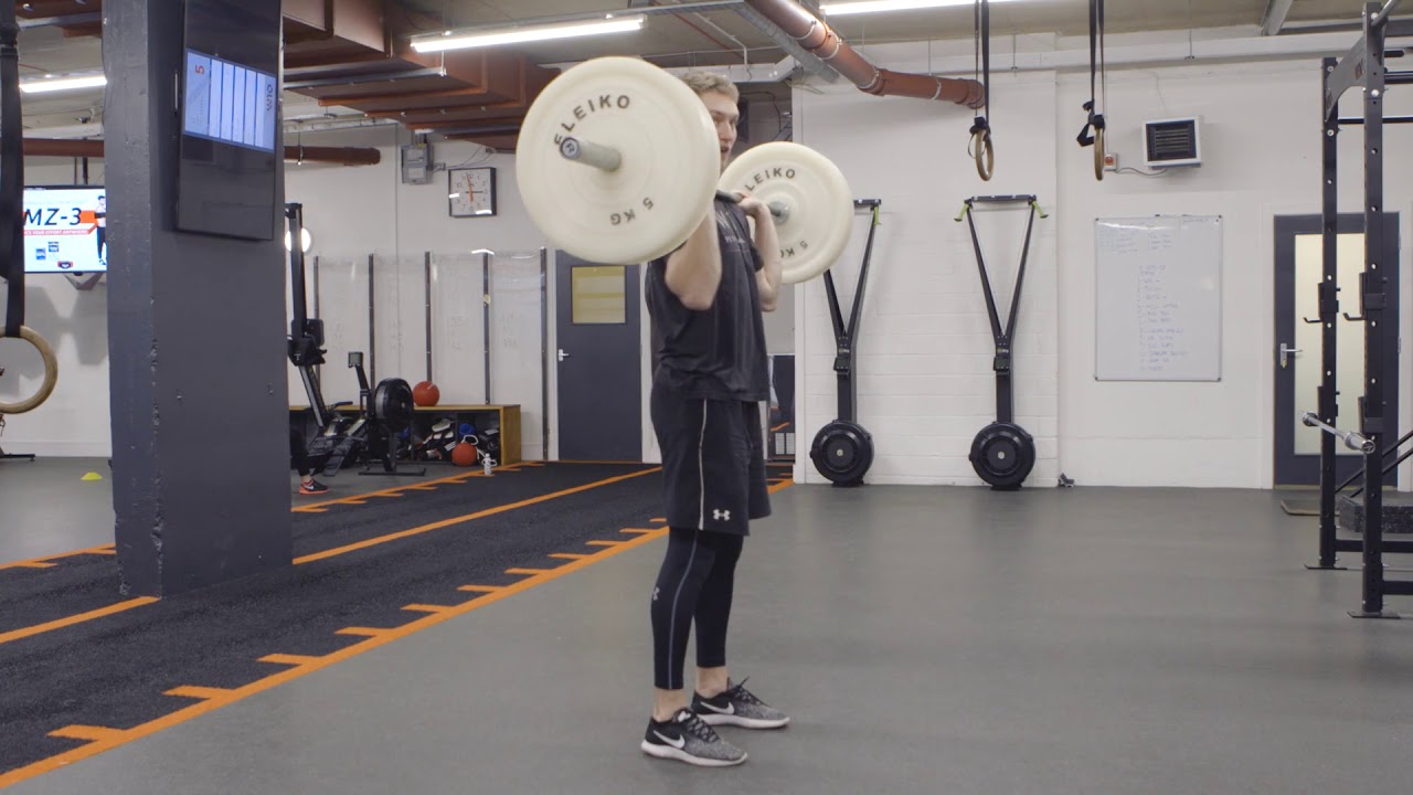 Barbell complex 2 - YouTube