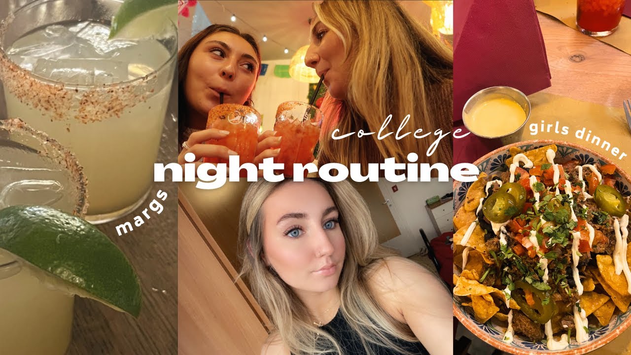 my realistic college night routine *turned gno* - YouTube