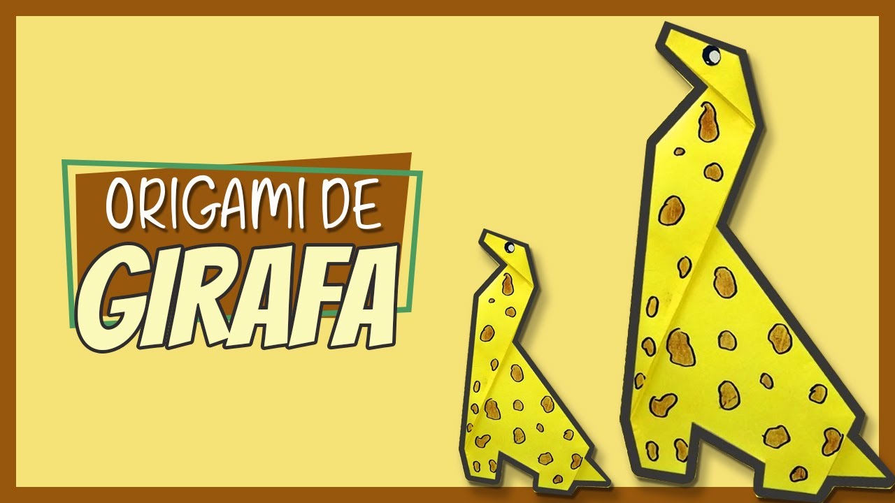 Origami girafa (Marcelly Origami) - YouTube