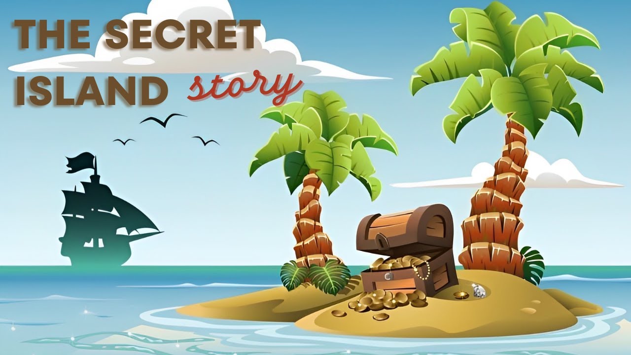 The Secret Island :A Treasure Hunt Adventure #storybook - YouTube