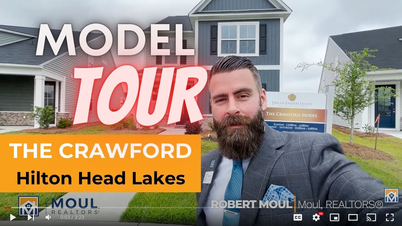 Tour the Crawford Model in Hilton Head Lakes by Dream Finders Homes ...
