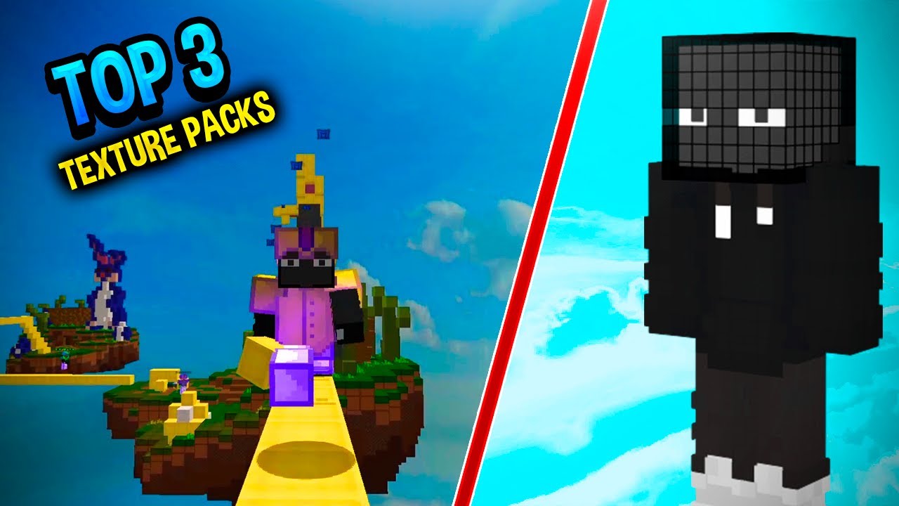 TOP 3 TEXTURE PACKS PARA BEDWARS PVP MINECRAFT (FPS BOOST) - YouTube