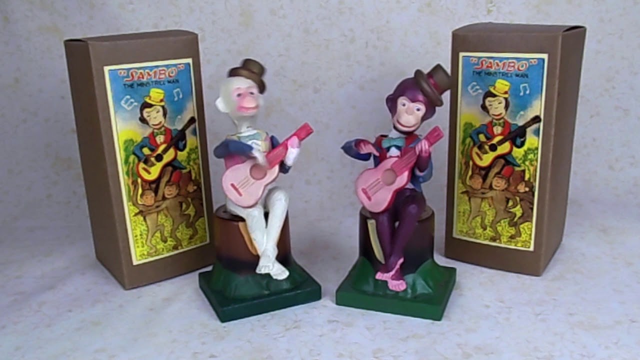 Sambo the Minstrel Man Monkey Guitar Duo - YouTube