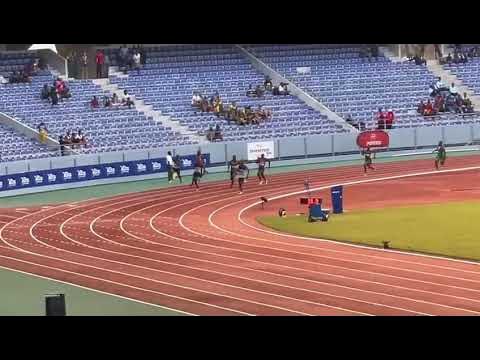 Africa Junior championships🇿🇲 U20 400m final [Kebinatshipi 44:91] - YouTube