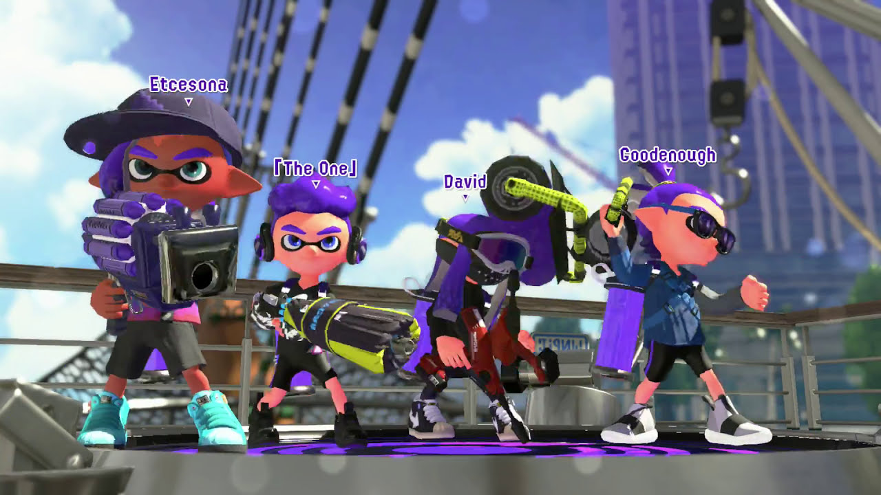 Splatoon 2 Twins With Etce: A 16-1 Hero Brella Game On Manta CB - YouTube