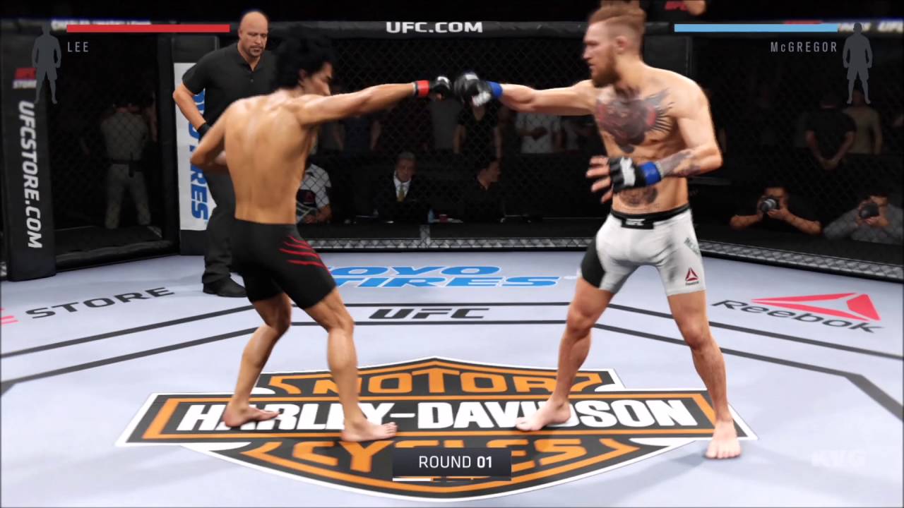 EA Sports UFC 2 - Bruce Lee vs Conor McGregor | Gameplay (HD ...