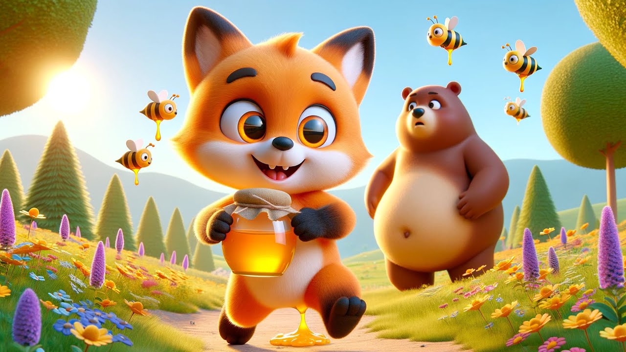 Ursul păcălit de Vulpe pentru a doua oară 🐻 Povești pentru copii în ...