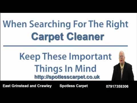 East Grinstead carpet cleaning - YouTube