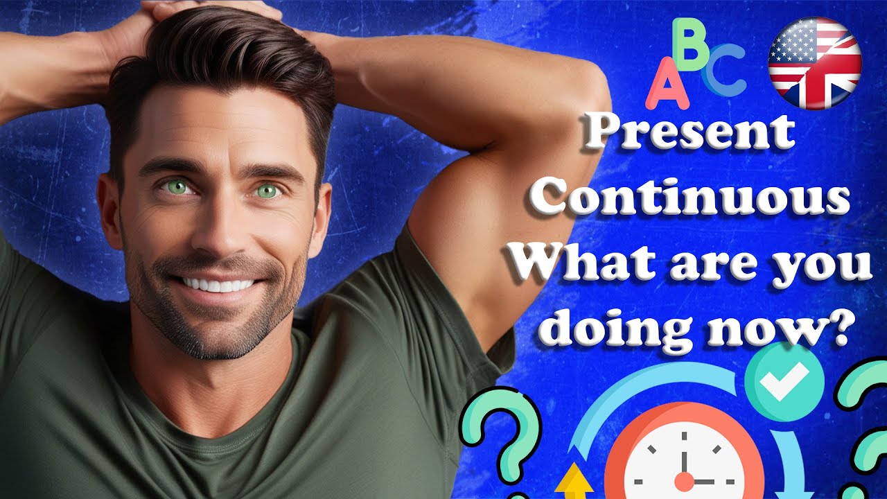 Present Continuous ESL Story - YouTube