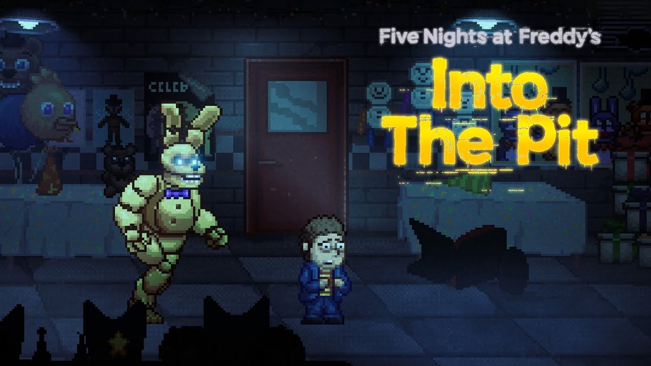 menyelamatkan ayah ku dari yellow rabbit... - fnaf into the pit part 3 ...