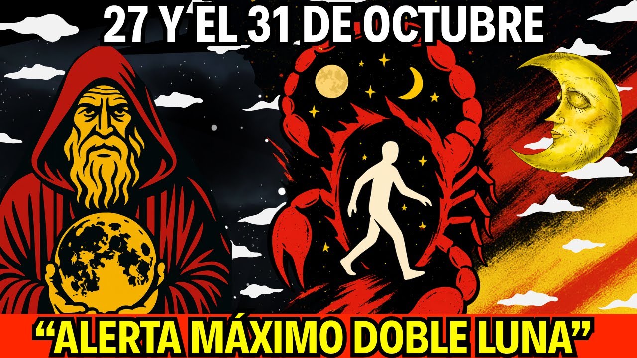 27–31 de Octubre: Alerta Máximo — La Doble Luna Desatará una Fuerza ...