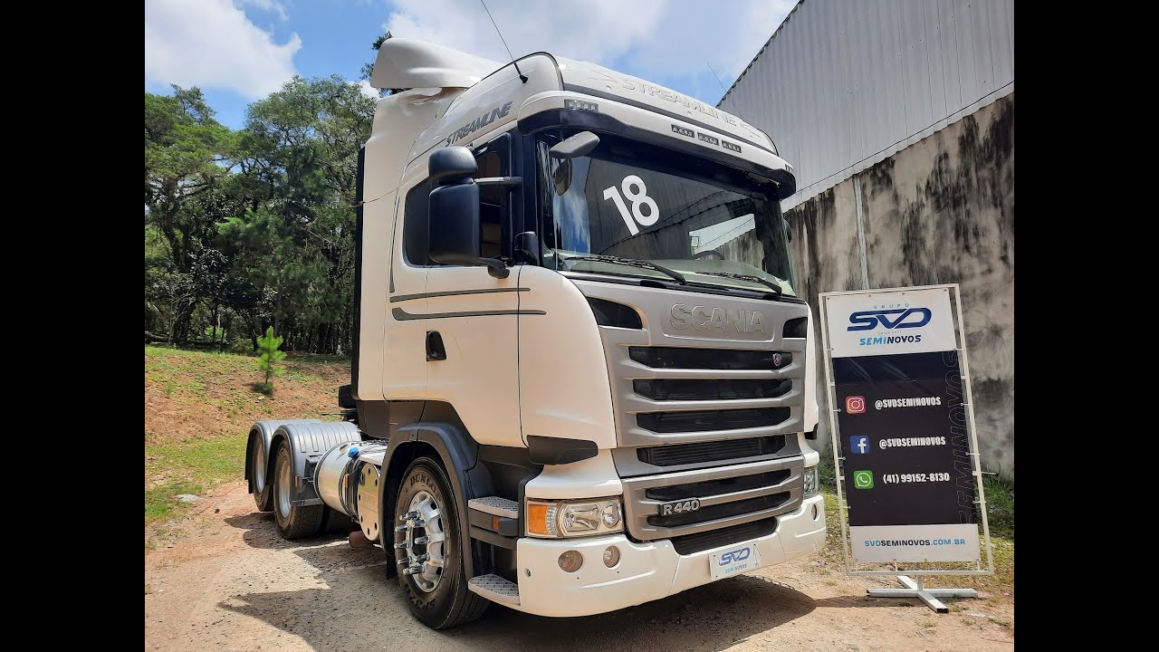 Scania R440 6X2 2018 Streamline - YouTube