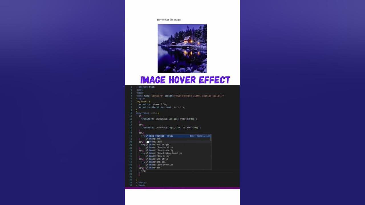 Image Hover Effect Using Html And Csshtml Html5cssfrontend 5742