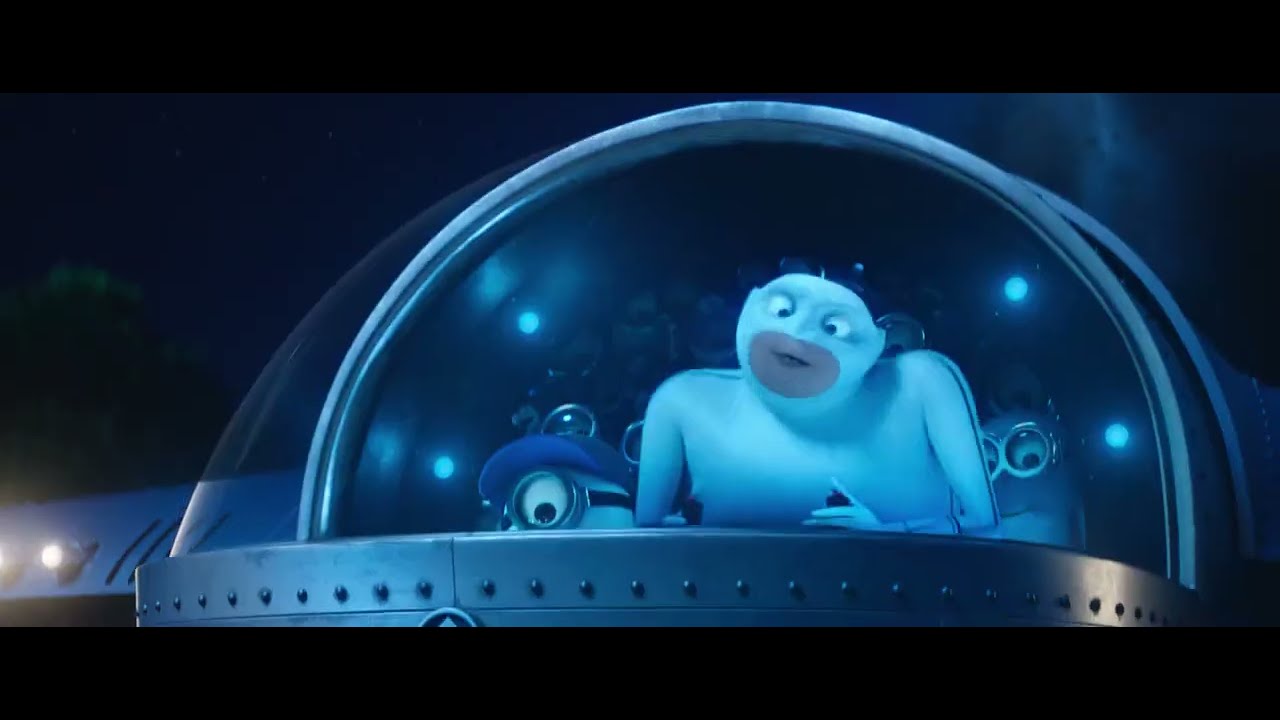 Dru and Minions stealing Gru's rocket powered aircraft (Despicable Me 3 ...