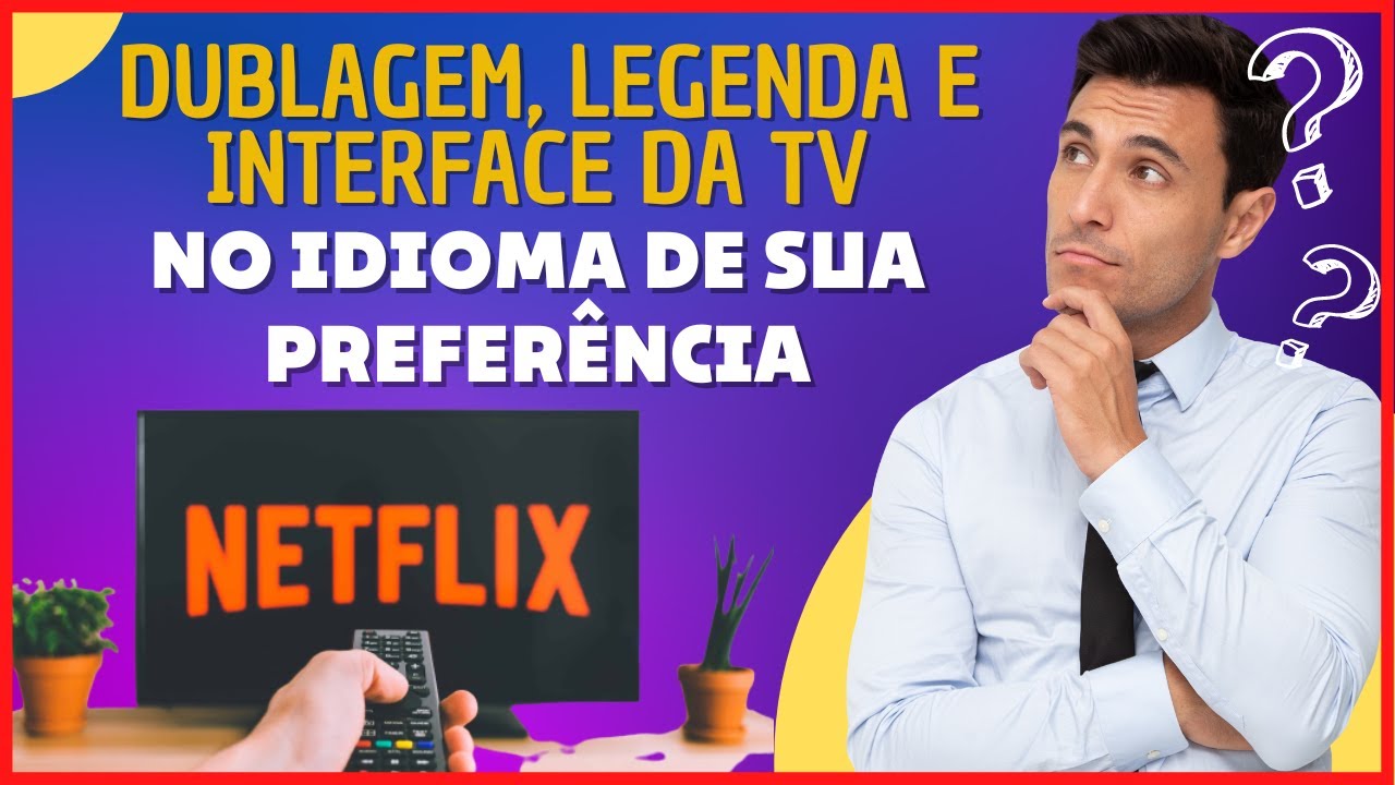 Como Colocar o Netflix em Português na TV - YouTube