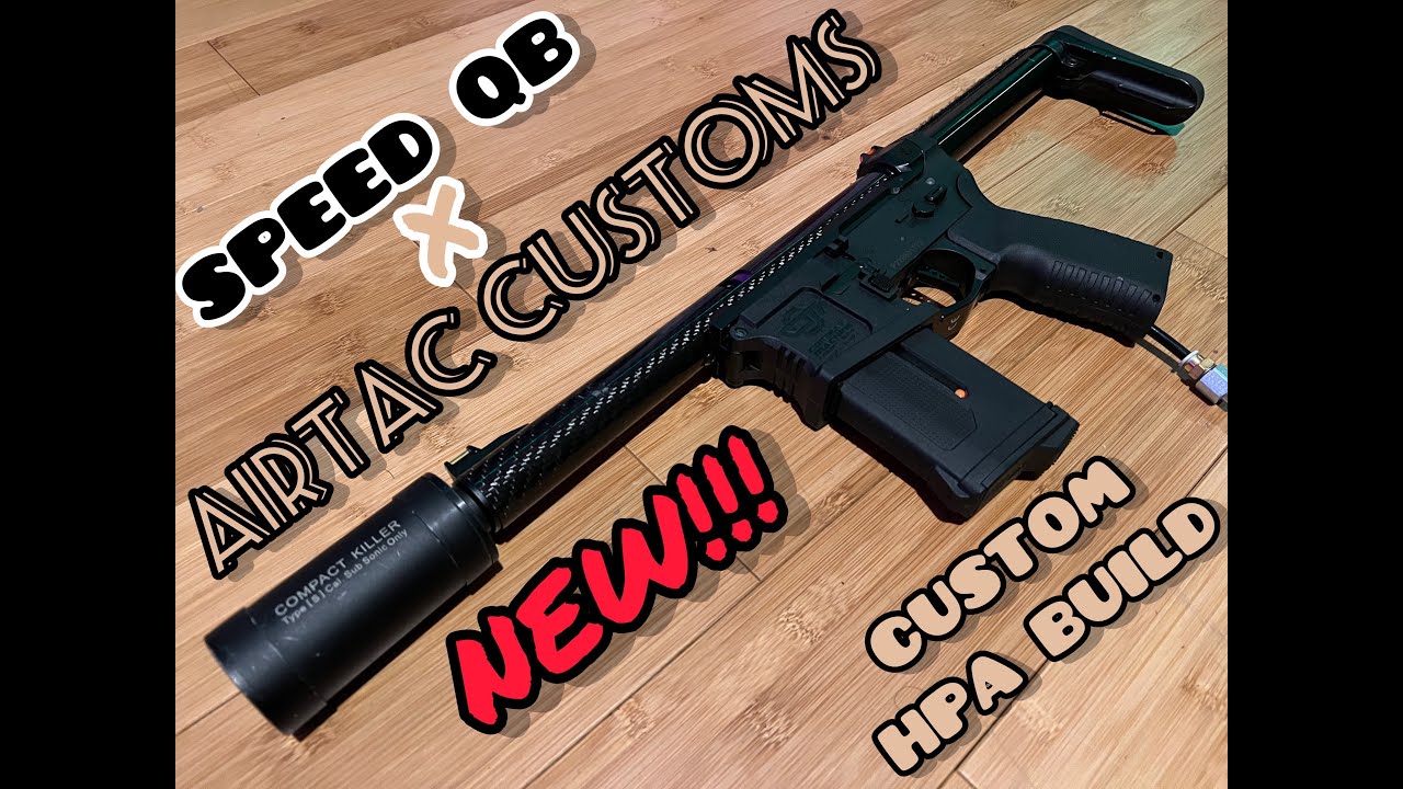 *NEW* AIRTAC CUSTOMS x SPEED QB ALUMINUM CRBN FIBER UPPER | HPA BUILD ...