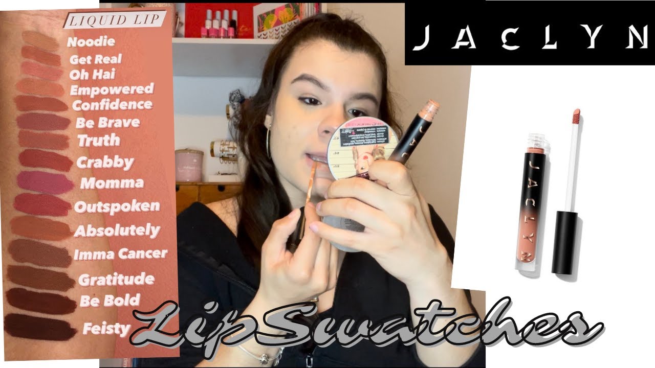 JACLYN COSMETICS POUTSPOKEN LIQUID LIPSTICKS REVIEW + SWATCHES # ...