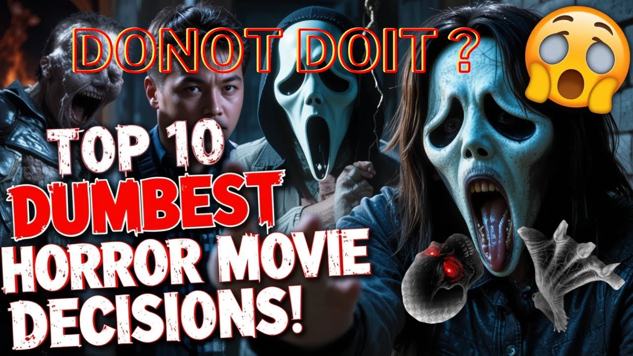 🔥 Top 10 Dumbest Decisions in Horror Movies That Made Us Scream "DON’T ...