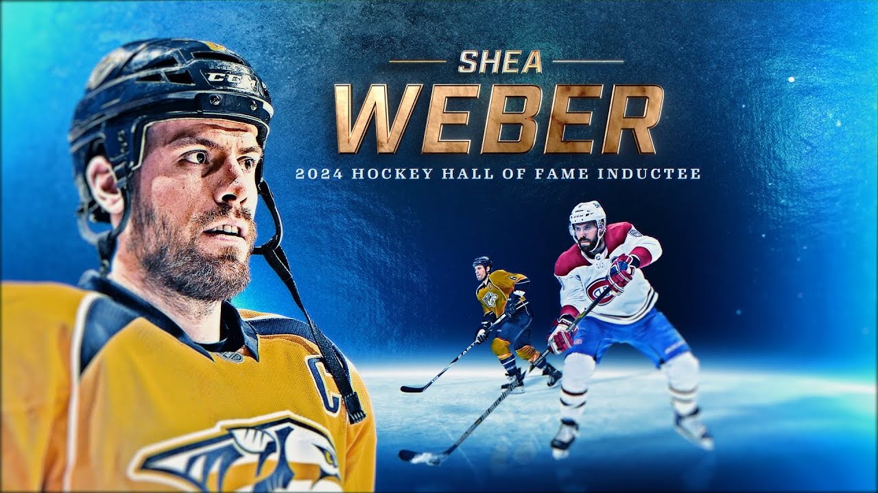 Shea Weber's Shot, Toughness Led to Hockey Hall of Fame Induction - YouTube