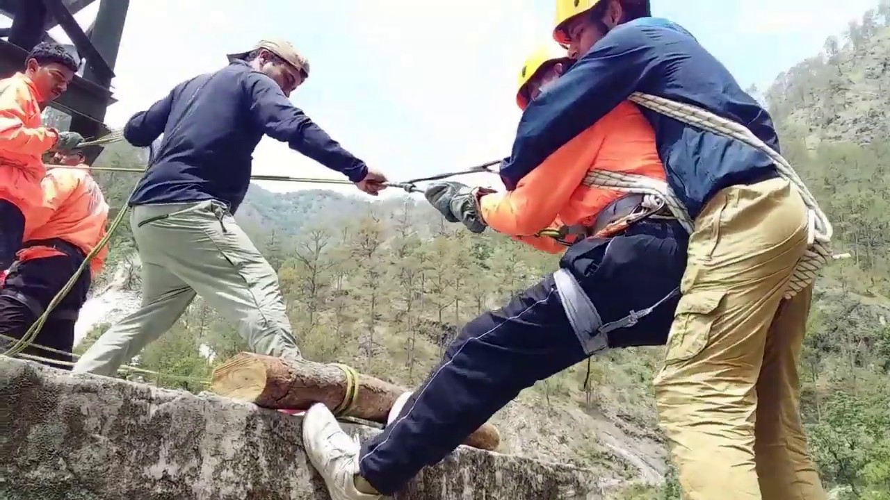 SDRF (UP) Rope Rescue Training by NANDA DEVI ADVENTURE AND OUTDOOR ...