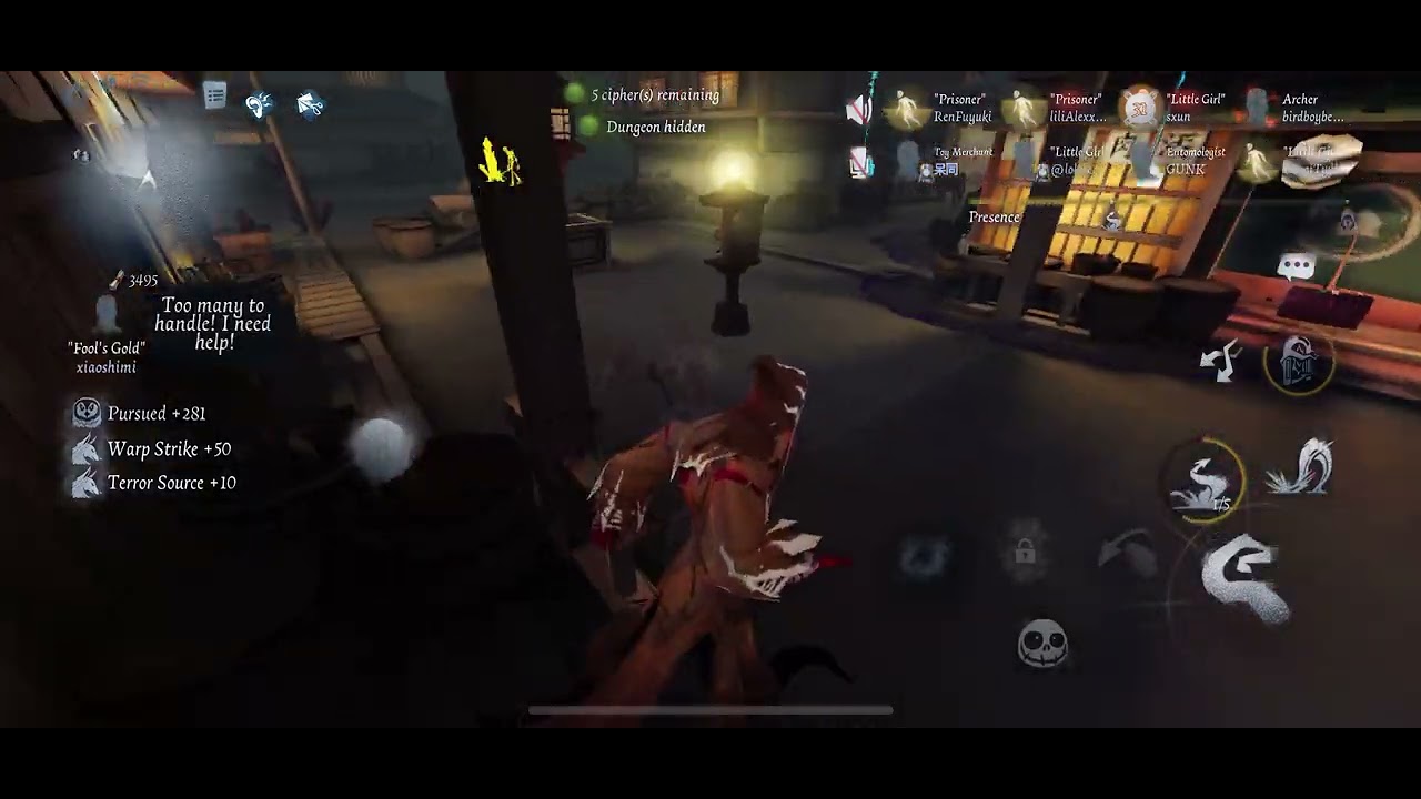 Identity V feaster and fool gold due hunter - YouTube
