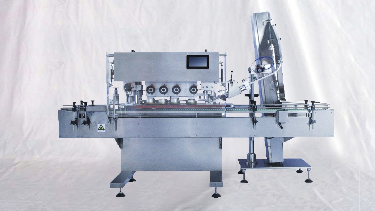 spindle capping machine bottles caps lifting feeding sealing capper ...
