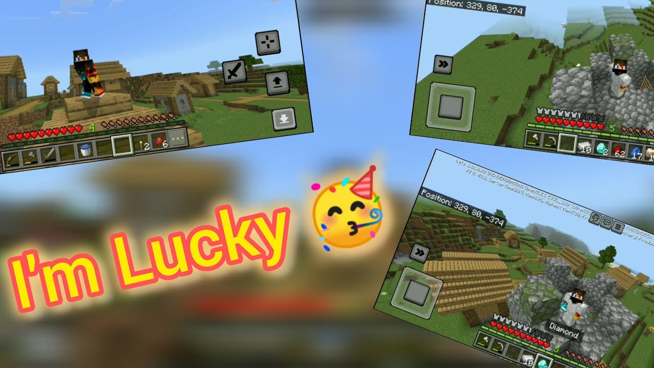 My bad luck converts into good luck|Luckiest day ever 🥳🥳|Minecraft day ...