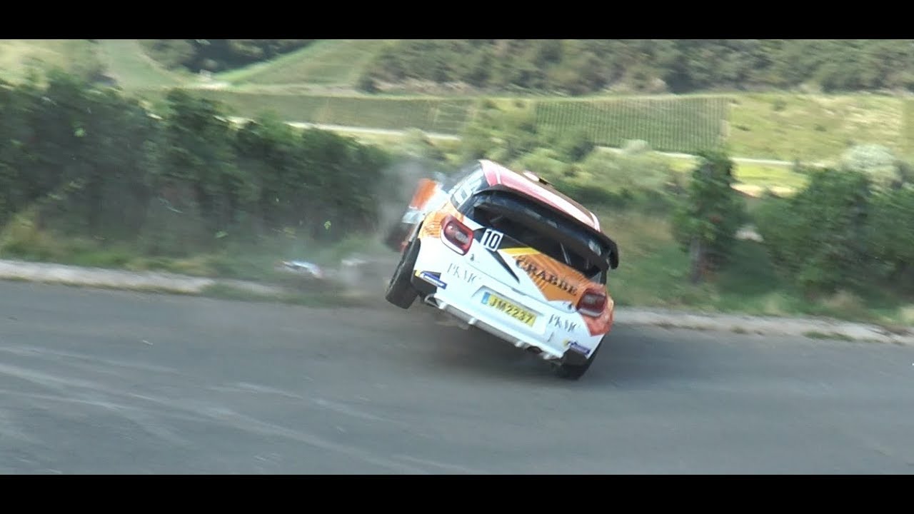 Kris Princen Citroen DS3 WRC Crash, Test Deutschland Rallye 19.08.2019 ...