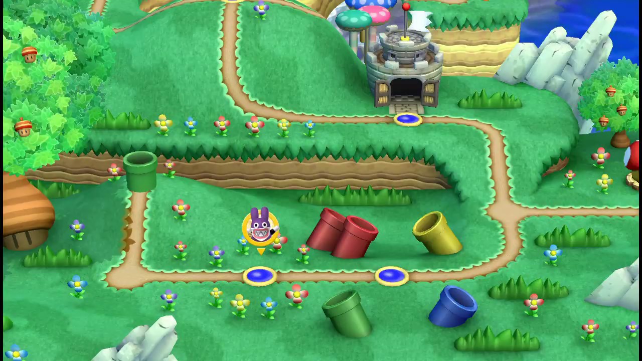 New Super Mario Bros U Deluxe Catch NABBIT .EASY - YouTube