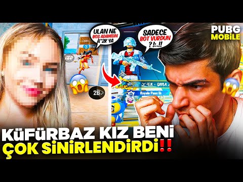 EN FAZLA SİNİRLENDİĞİM TROLL VİDEOSU 🤬EGOİST VE KÜFÜRBAZ KIZLA TARTIŞTIM! / Pubg Mobile Troll