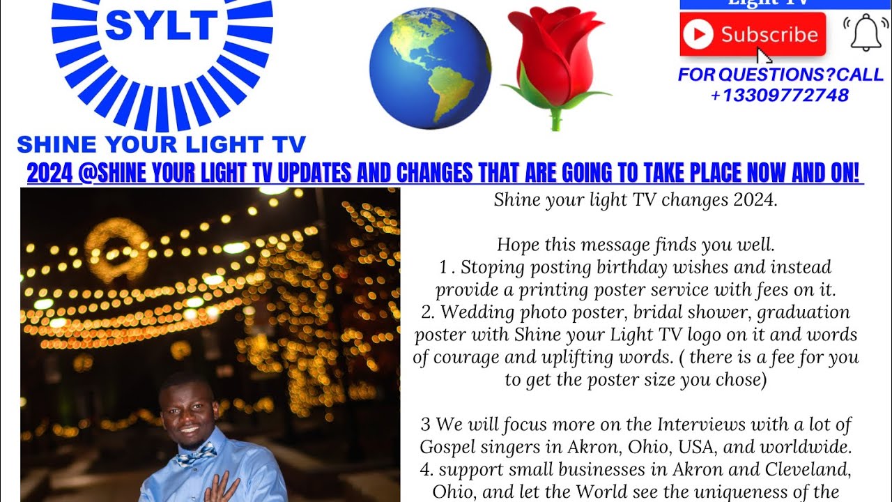 The changes of shine your light TV 2024, updates, mabadiriko ya shine ...