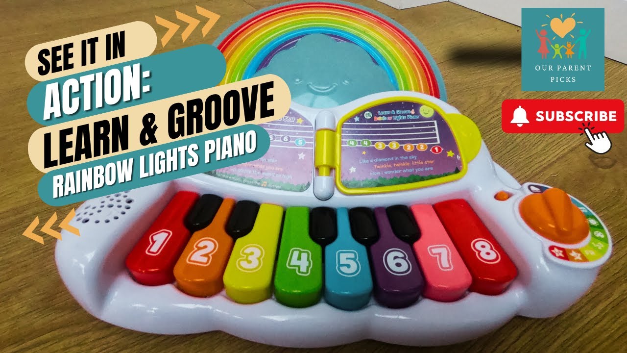 LeapFrog Learn and Groove Rainbow Lights Piano | Kids Toy Videos | Toy ...