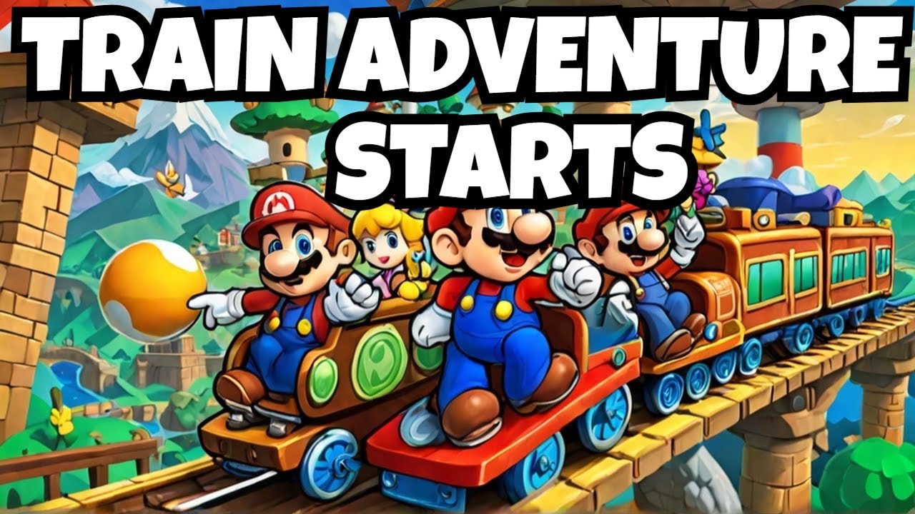 Riding the Epic Train to Poshley Heights in Paper Mario TTYD! - YouTube