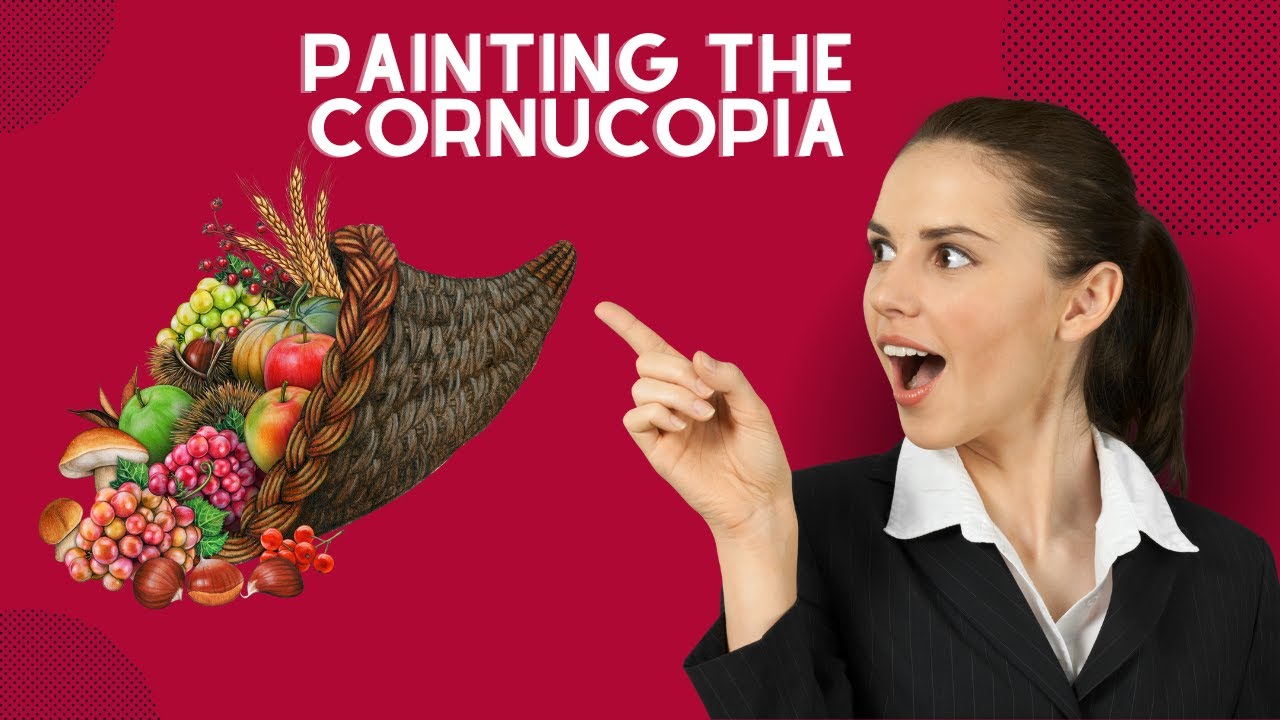 Painting the cornucopia | Shaking Hands Arts with Fralins and Friends # ...