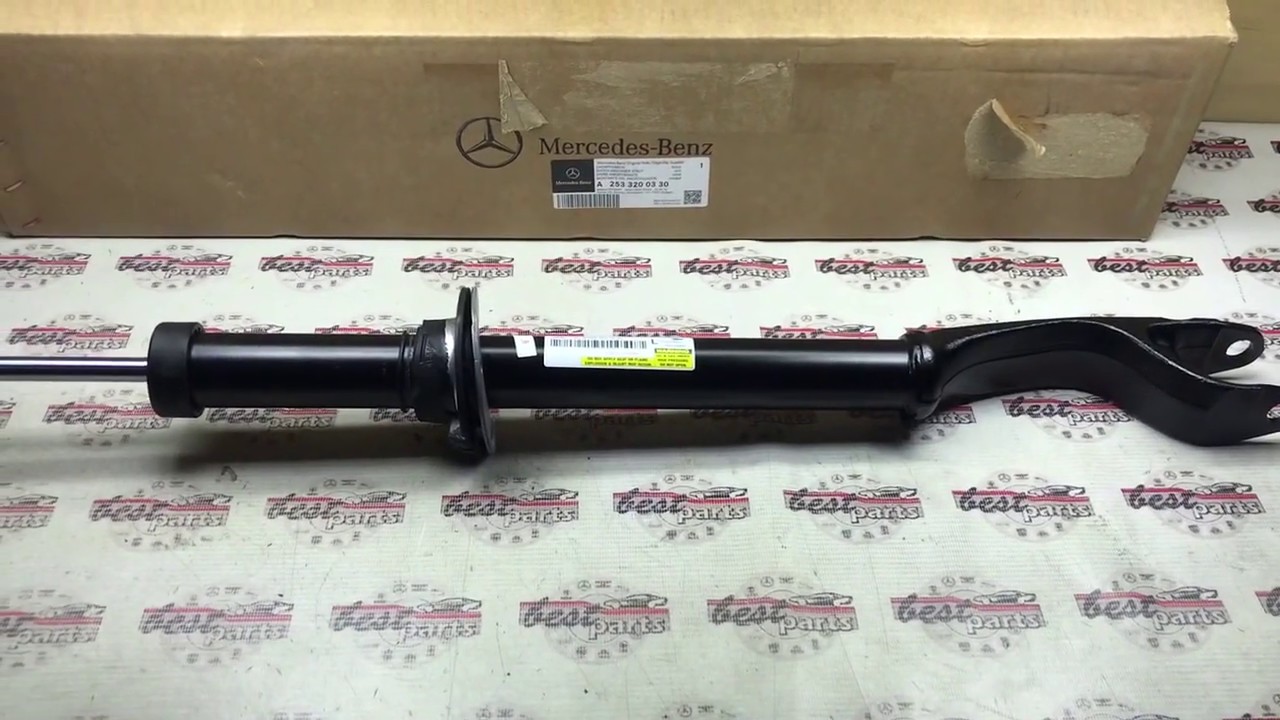 A2533200330 Амортизатор передний левый Mercedes GLC X253 - YouTube