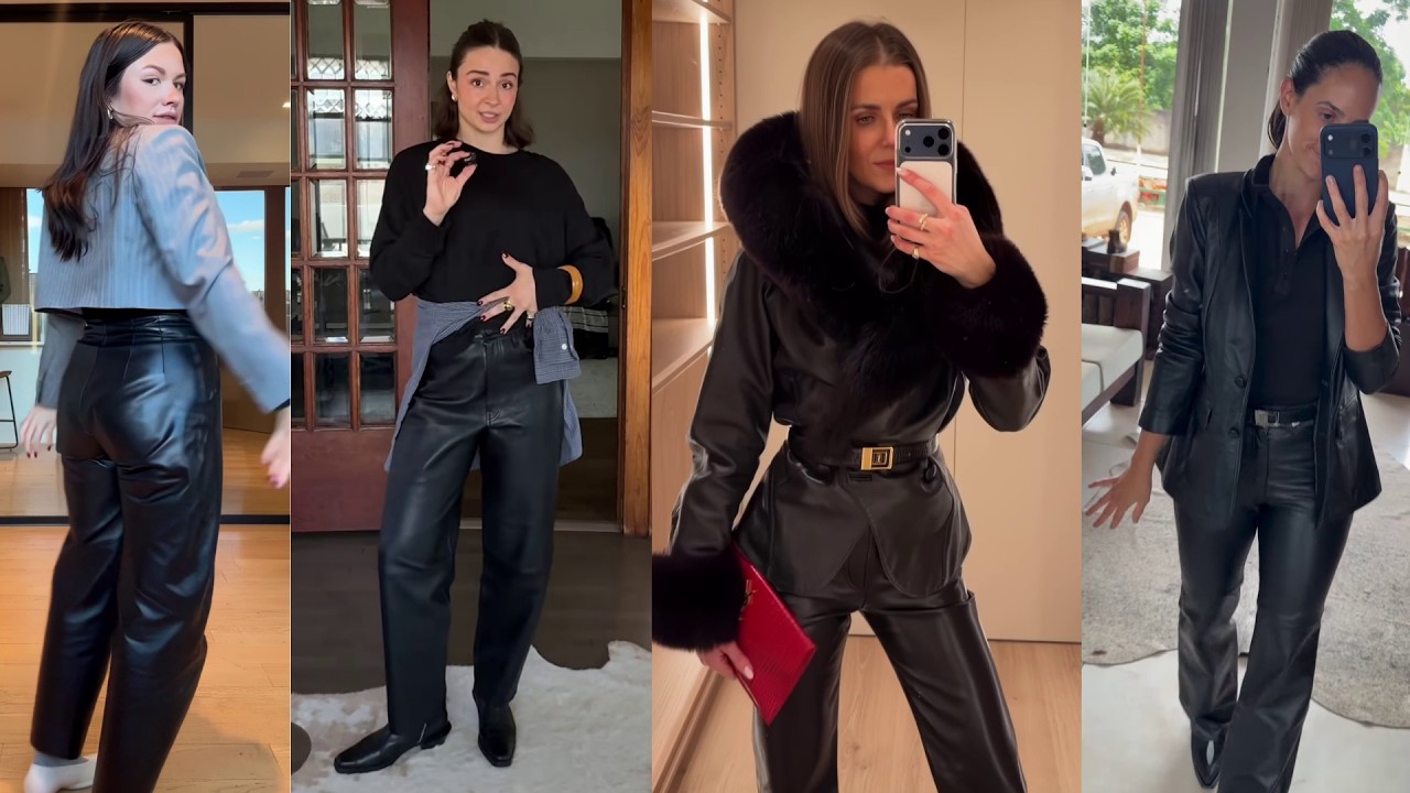 Influencers dress in leather 11 - YouTube