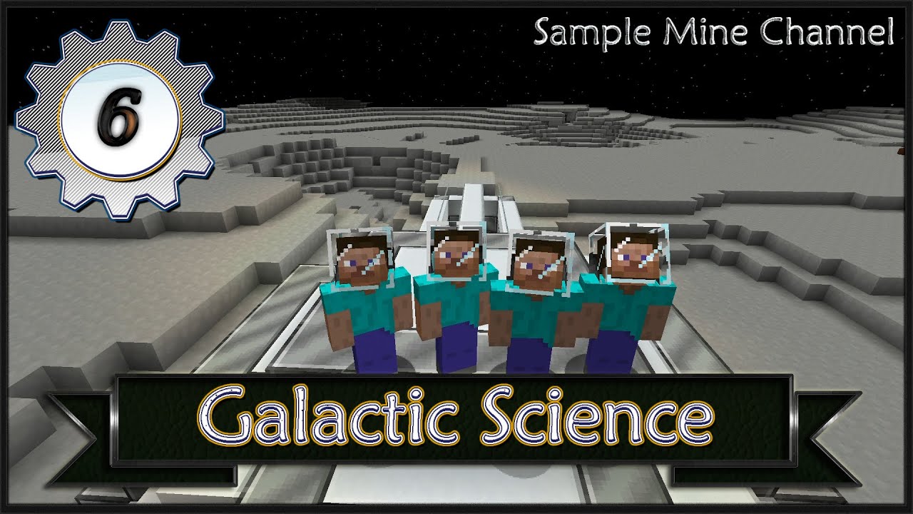 Minecraft Galactic Science [Серия 6] "Мега просеивание!" - YouTube