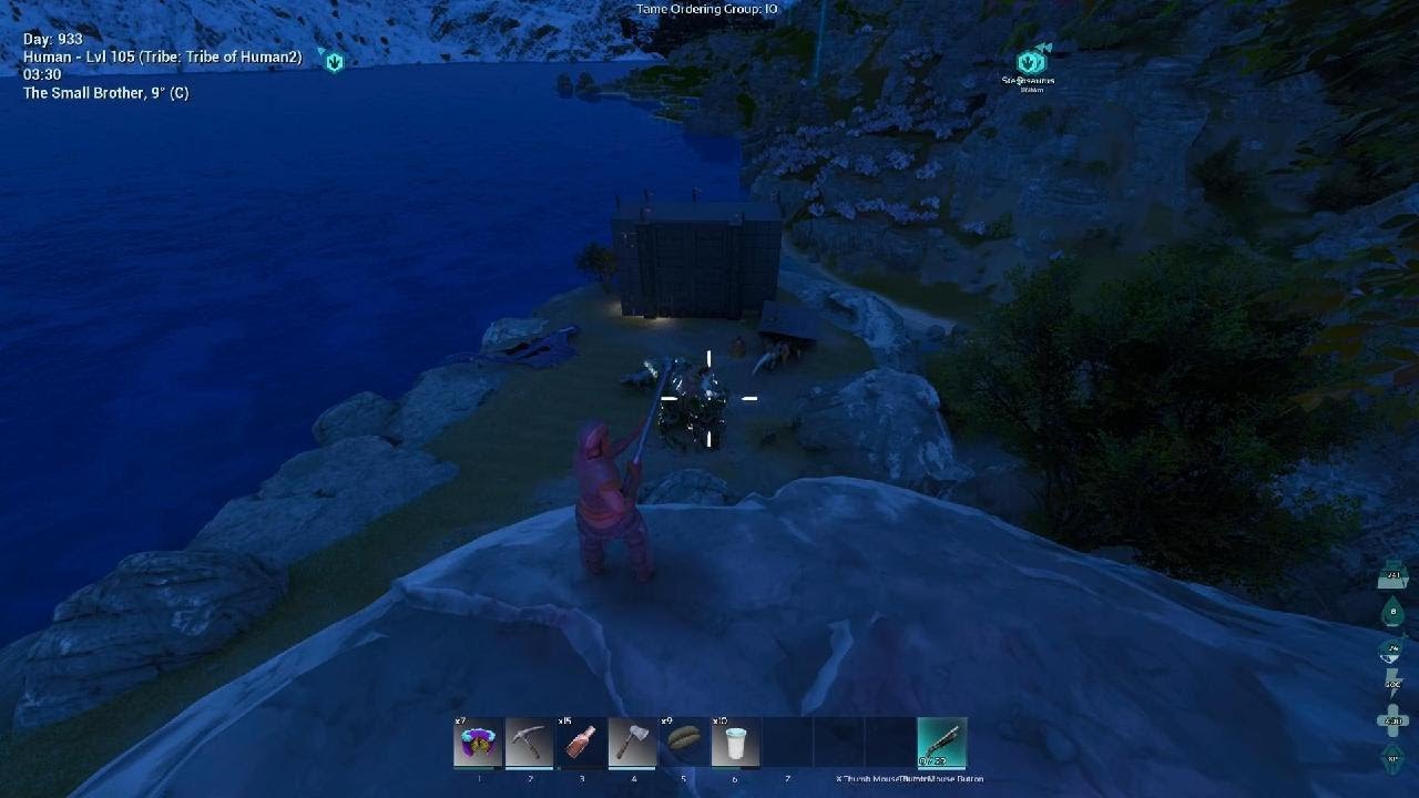 Ark asa solo raid until 3 of them came online - YouTube