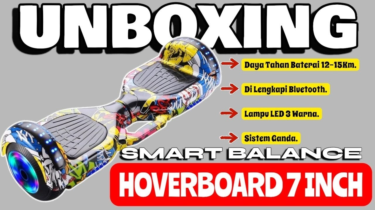 Smart Balance Wheel / Hoverboard 7Inch KL047 LED Light With Bluetooth ...