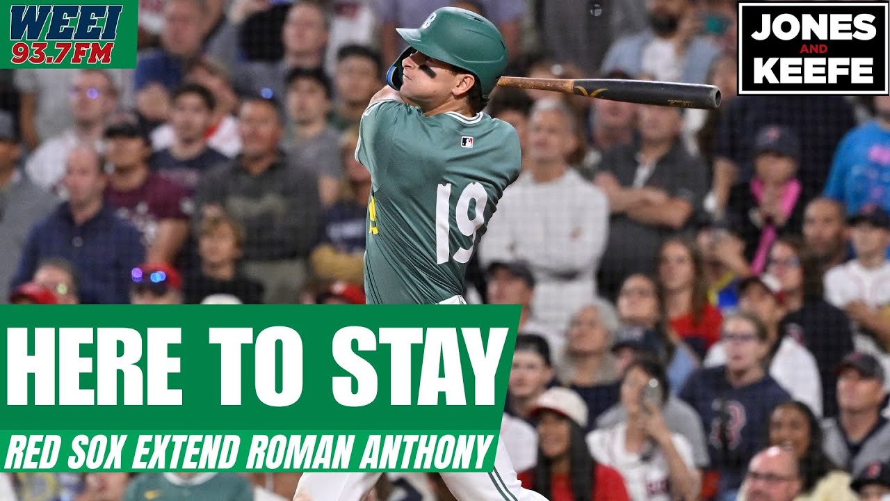 BREAKING: Red Sox sign Roman Anthony to 8-year, $130M extension | Jones ...