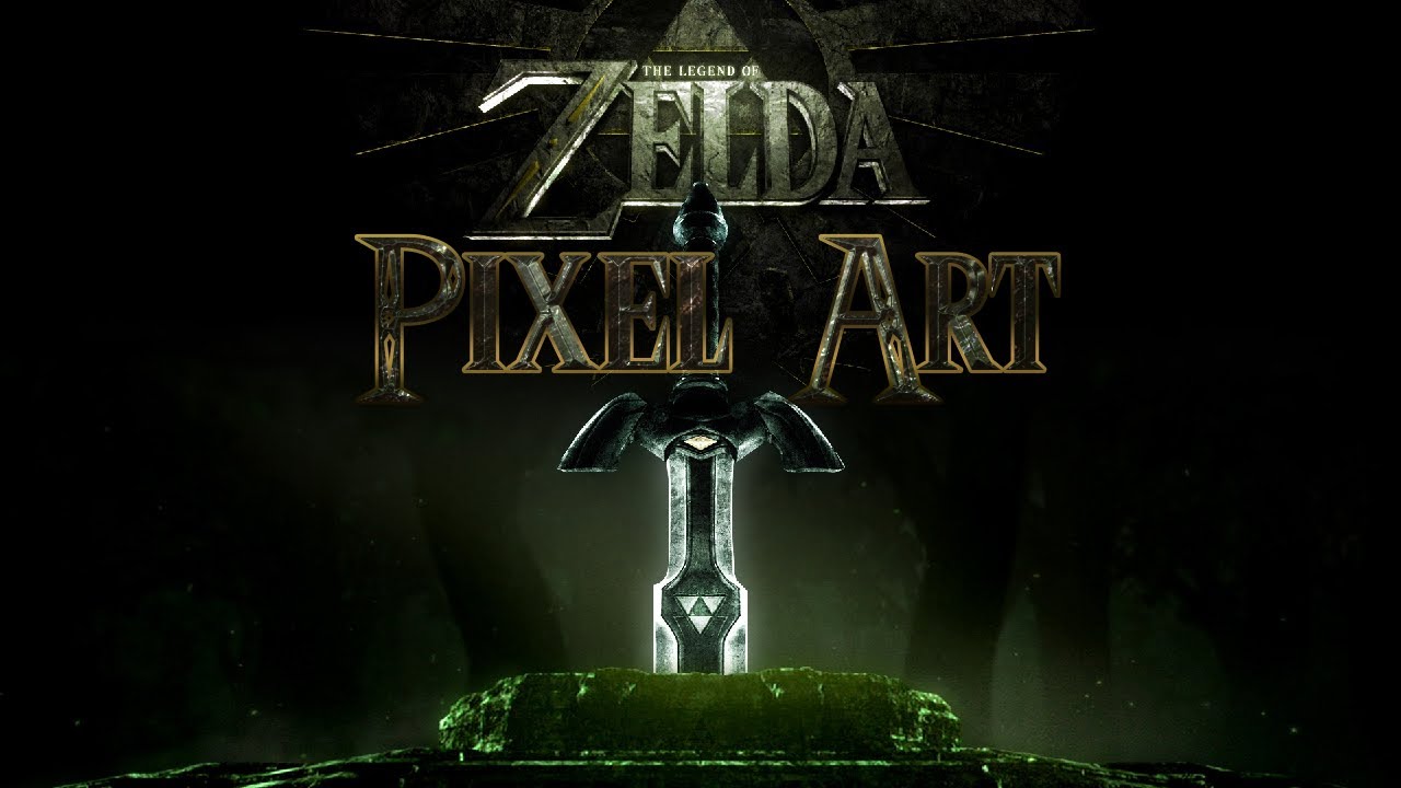 The Legend Of Zelda - Pixel Art - Minecraft | HD - YouTube