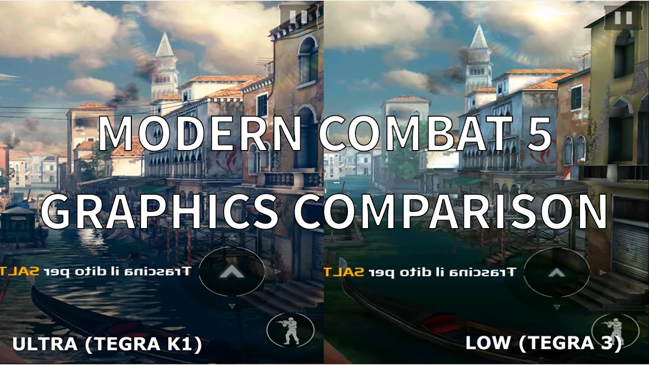 Modern Combat 5 Ultra Vs Low (Graphics Comparison) - YouTube