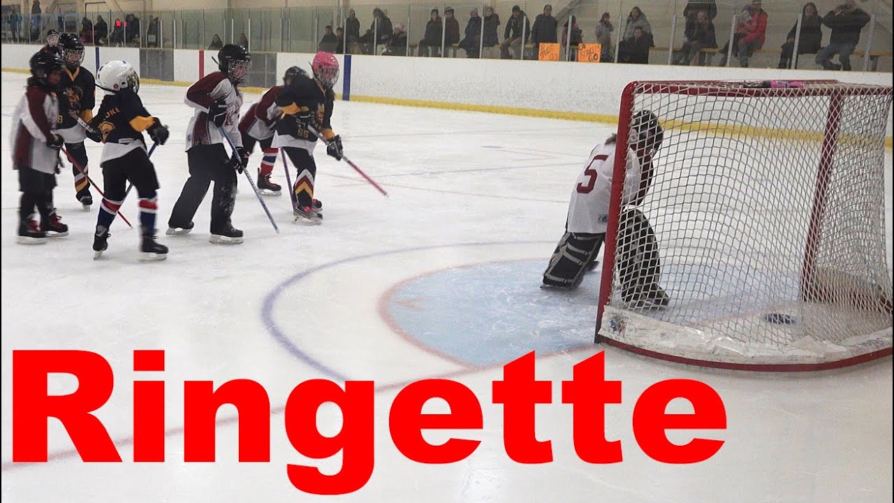 RINGETTE game Etobicoke Stingers vs Barrie Blizzard FUN3 #ringette # ...