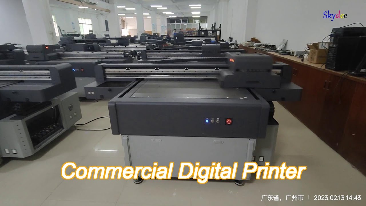 uv flatbed digital commercial printer small commercial digital printing ...