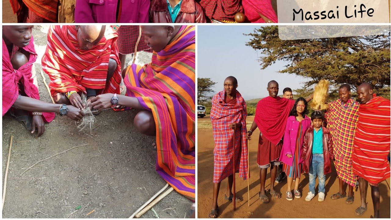 THE LIFE OF MASSAI PEOPLE || HOW MASSAI MAKE FIRE || FACTS ABOUT LIFE ...