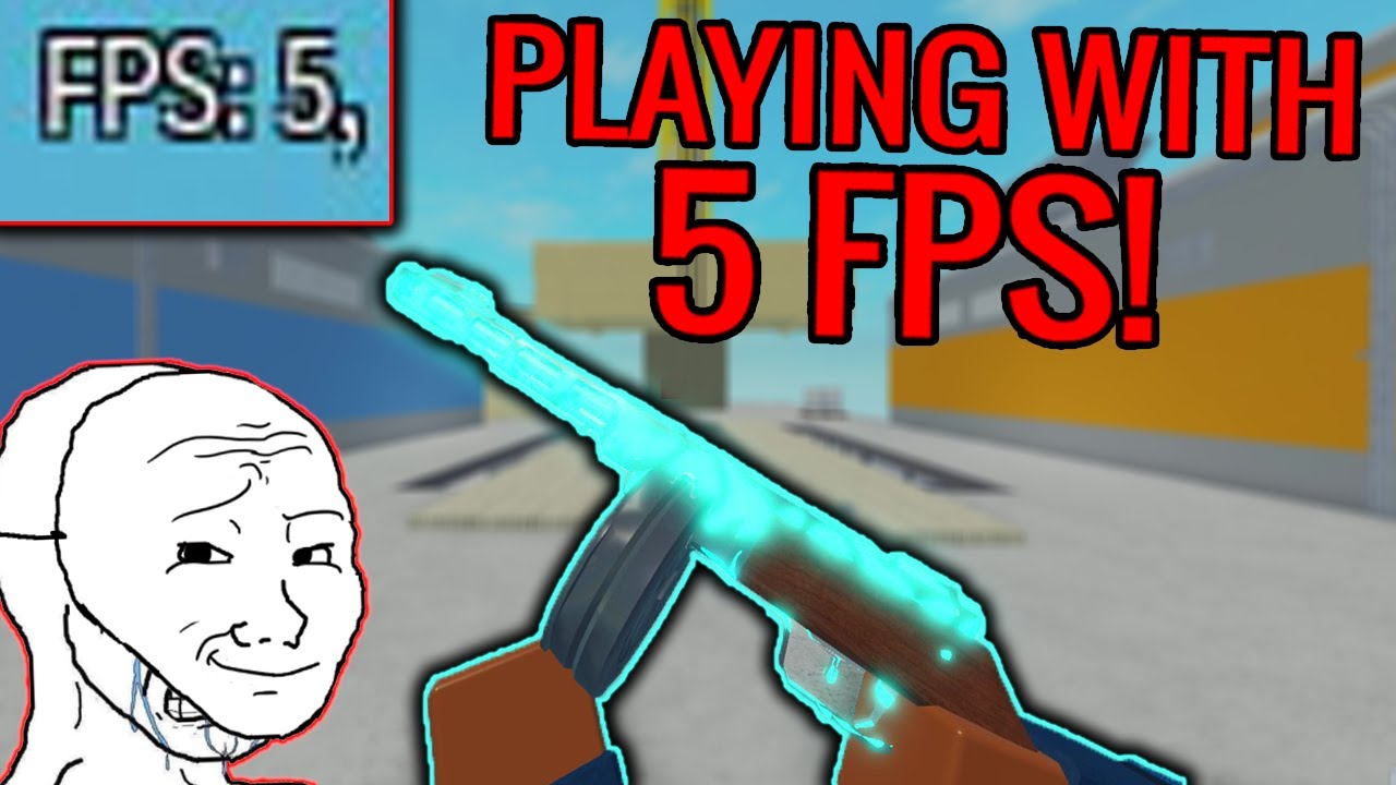 PLAYING ARSENAL WITH 5 FPS! (FPS CHALLENGE) | ROBLOX - YouTube