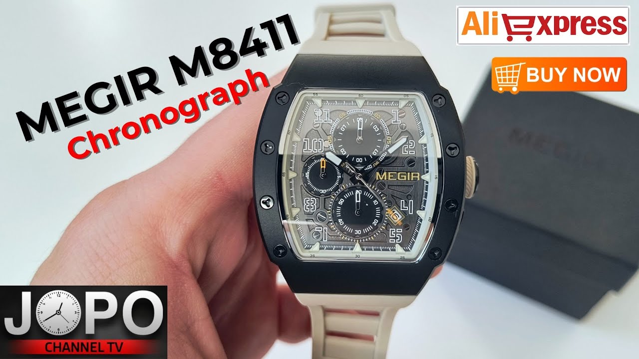 MEGIR M8411 Fashion Chronograph Homage Watch│Megir Watch Review ...