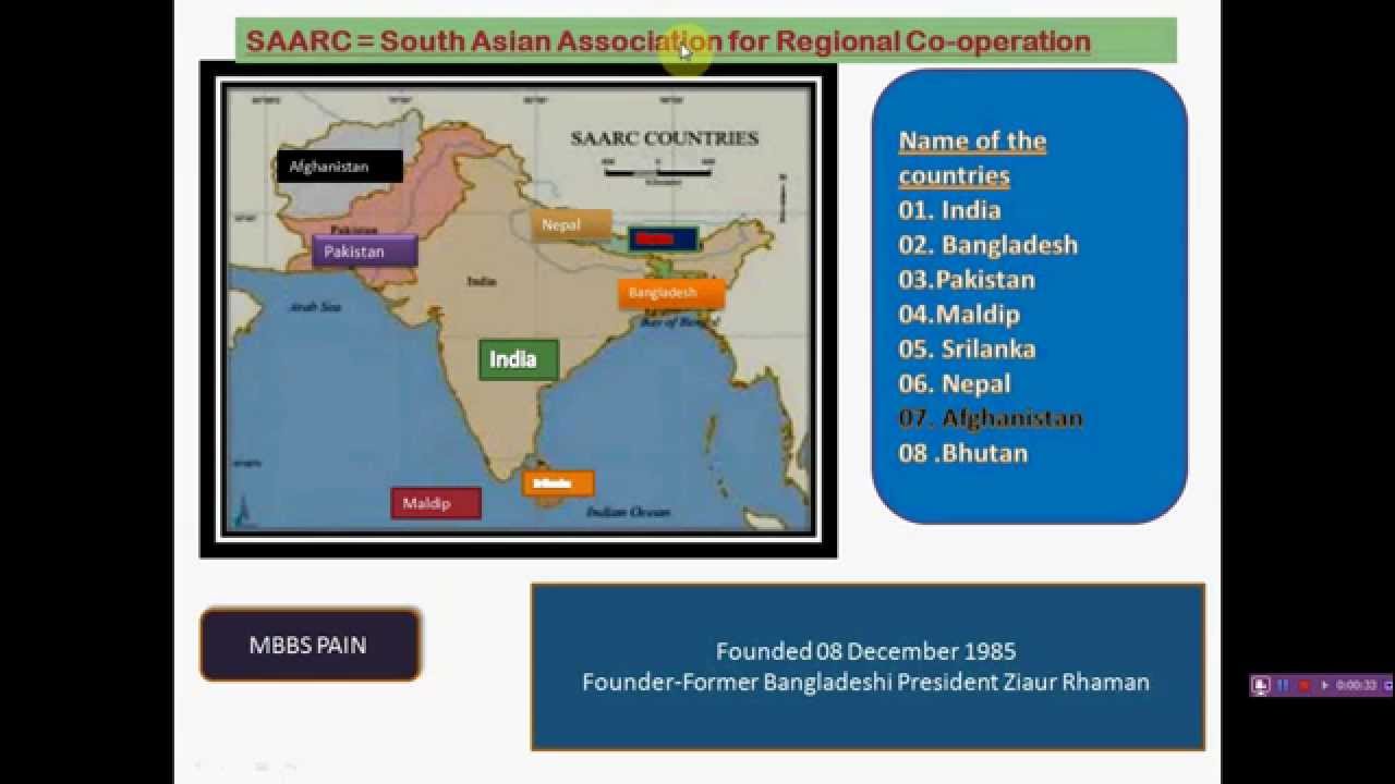 What is SAARC//Easy way to know SAARC//know SAARC for exam - YouTube