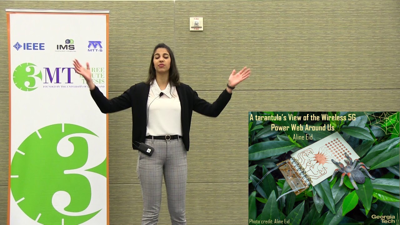 IMS2019 3MT® Aline Eid, Second Place Winner and Audience Choice Winner ...